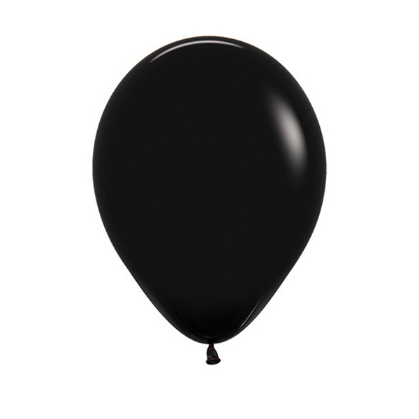 Globo R-12 fash 12 unidades negro Sempertex - 00673 - Distribuidora El Faro
