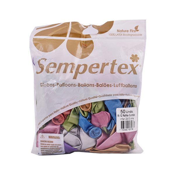 Globo R-12 reflex 50 unidades surtido Sempertex - 29376 - Distribuidora ...